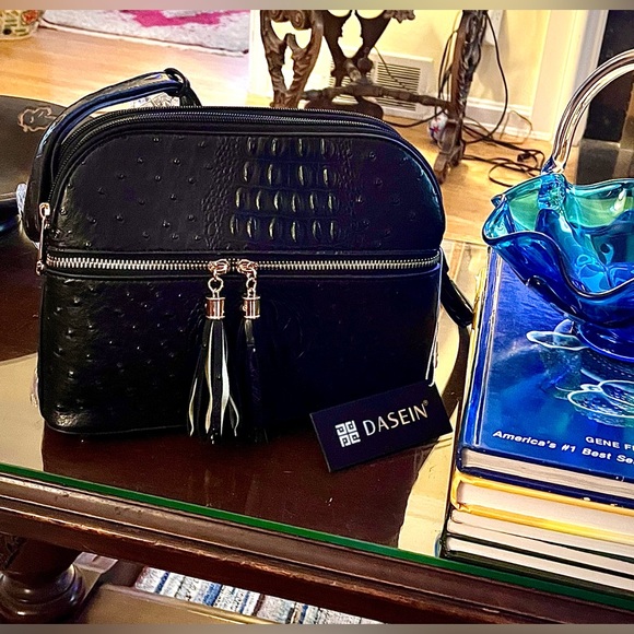 Dasein Ostrich Bag | Bags | New Dasein Women Tassel Zipper Pocket ...